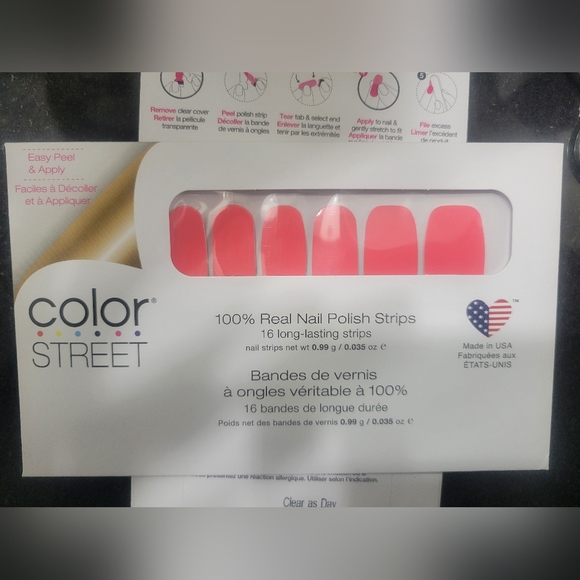 Color Street | Makeup | Color Street Nail Set Bright Pink | Poshmark